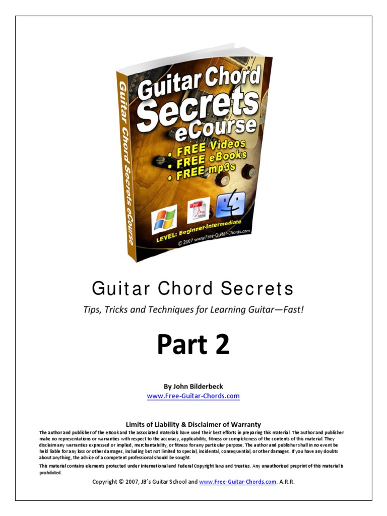 Guitar Chords Of Secrets