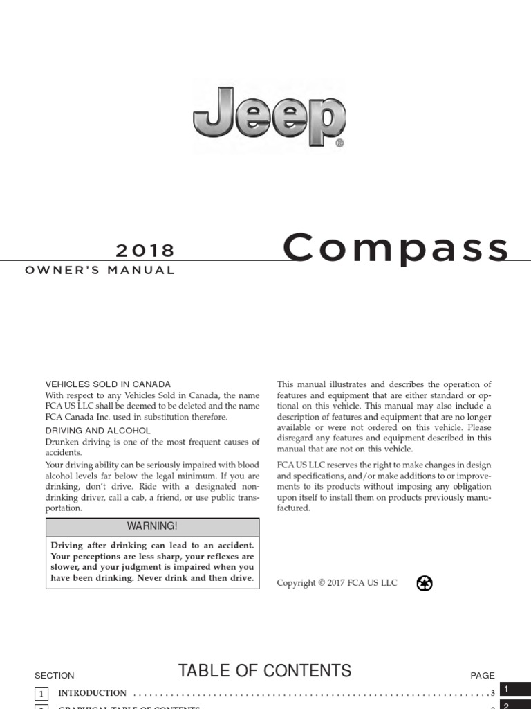 2018E Compass - Next Gen OM 2nd | PDF | Vehicle Industry | Transport