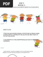 Performance Task in ESP 3 | PDF