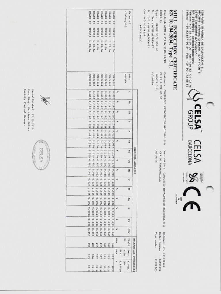 Vigas IPE 550 | PDF