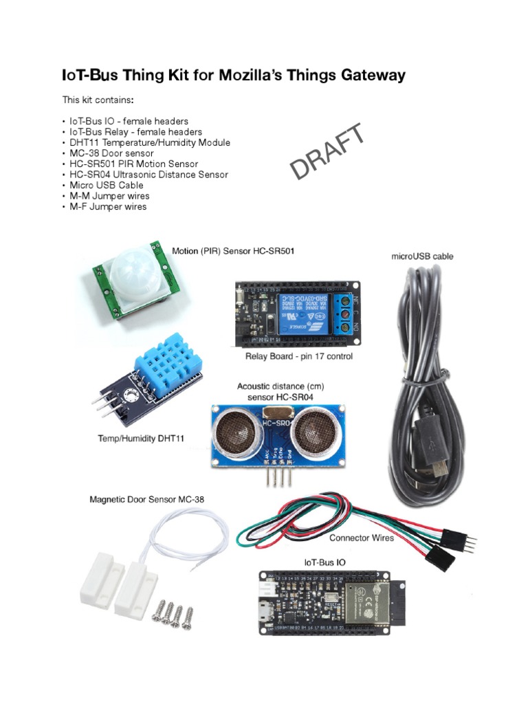 IoT-Bus Wiring and Examples-DRAFT | PDF | Wi Fi | Gateway ...