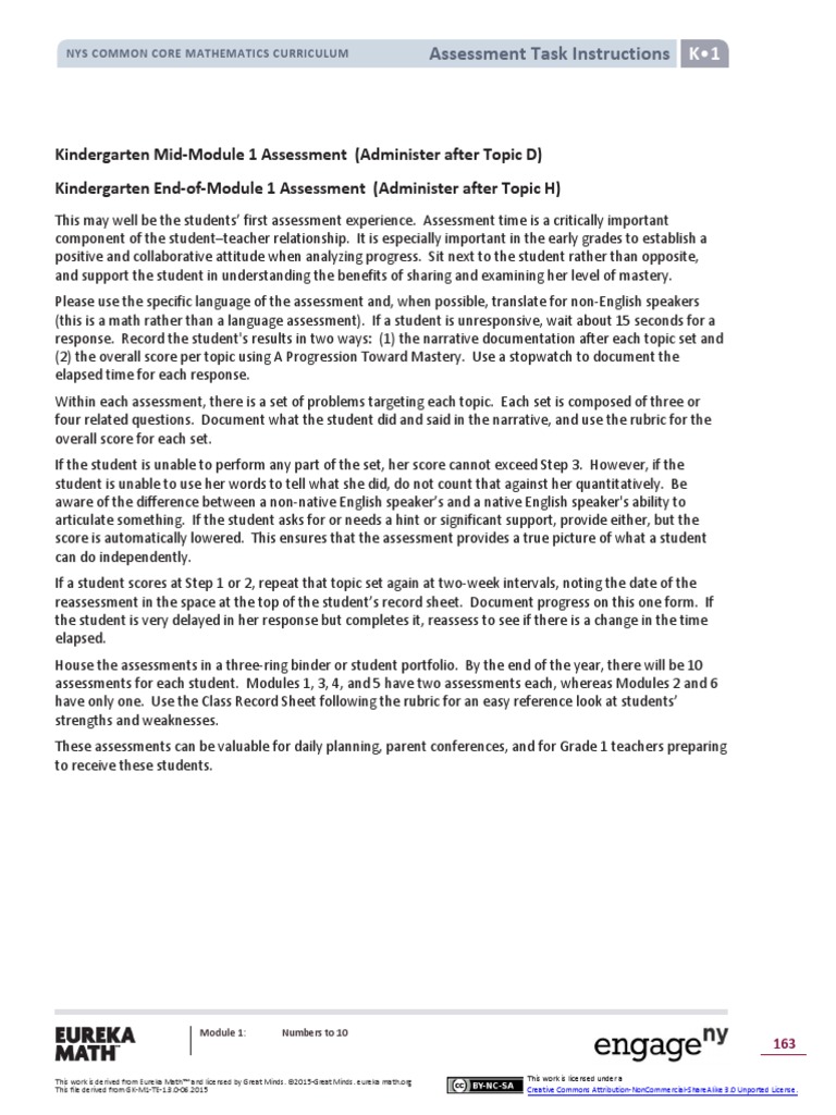 Math GK m1 Mid Module Assessment | PDF | Common Core State Standards ...