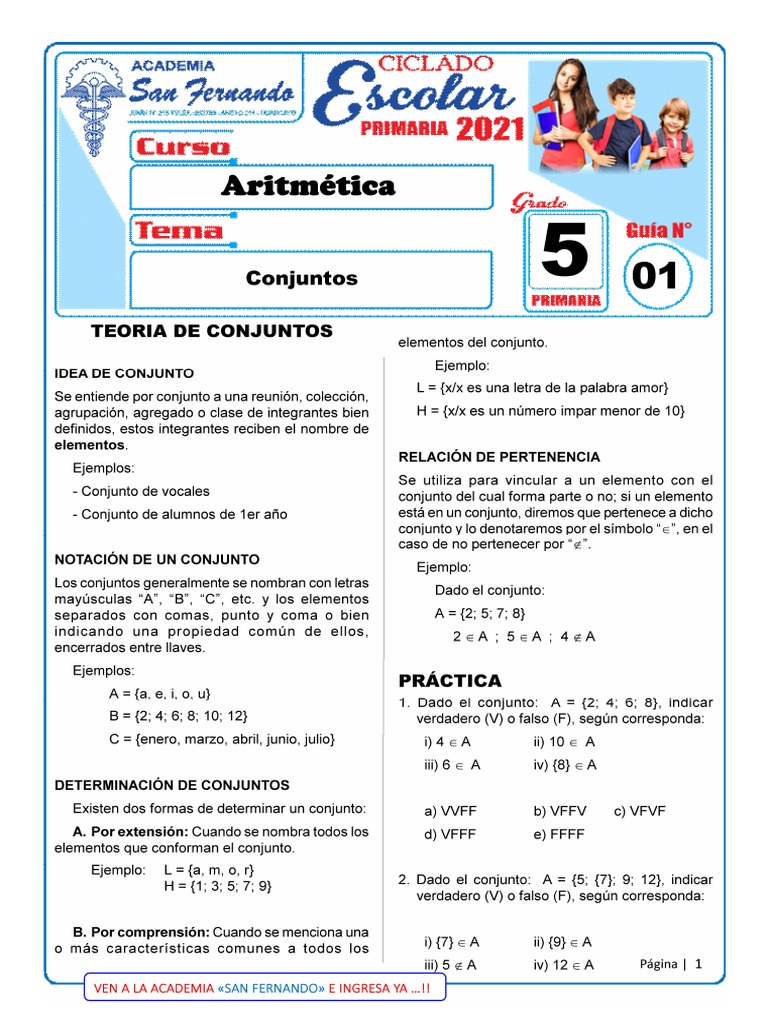 Ejemplos y Actividades de Conjuntos | PDF | Conjunto (Matemáticas) | Lógica