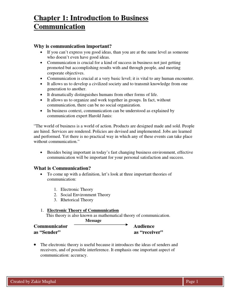 Business Communication Basics | PDF | Credibility | Motivation