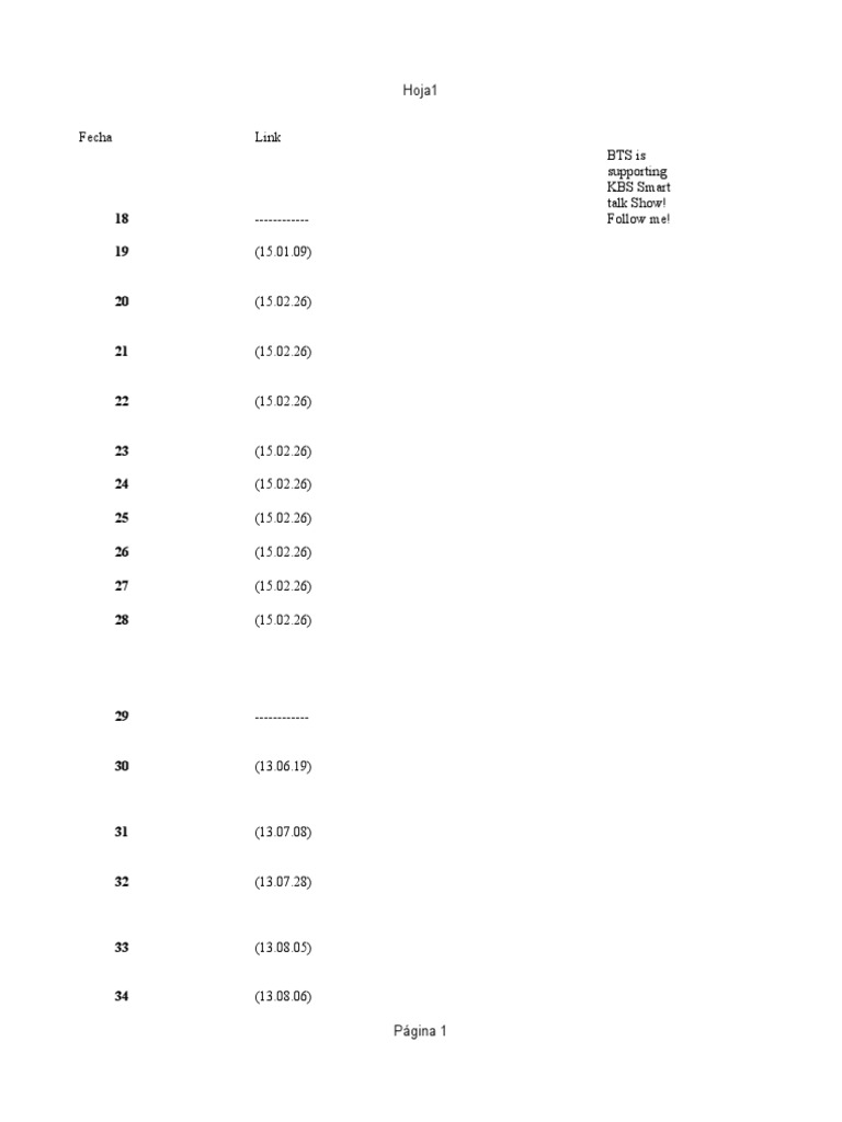 Programs Bts Special | PDF | Músicos