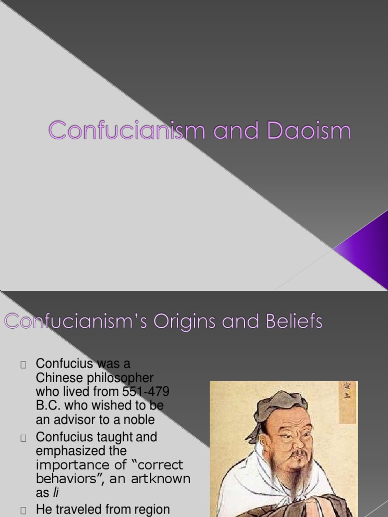 Chapter 7 - CONFUCIANISM AND DAOISM | PDF | Confucius | Confucianism