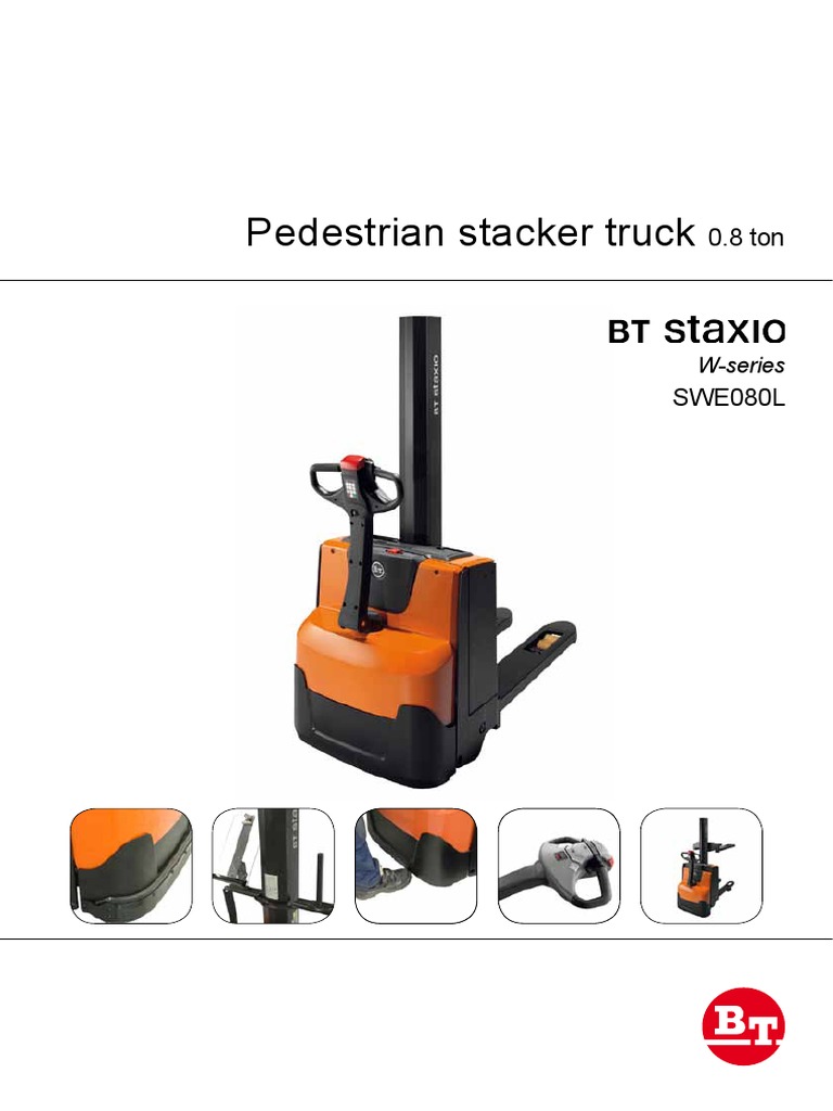 Pedestrian Stacker Truck: W-Series | PDF | Axle | Transportation ...