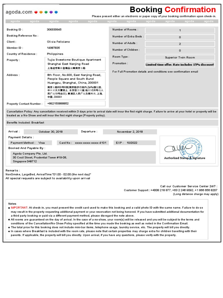 Hotel Reservation Booking | PDF | Business