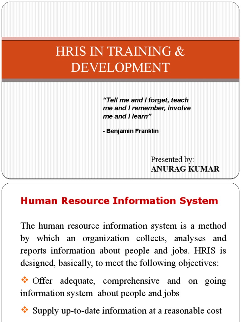 Hris in Training & Development | PDF | Human Resources | Human Resource ...