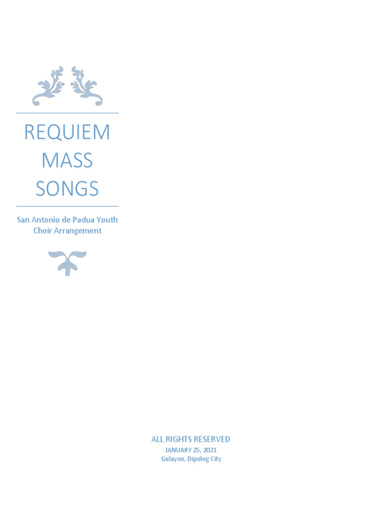 REQUIEM Mass | PDF