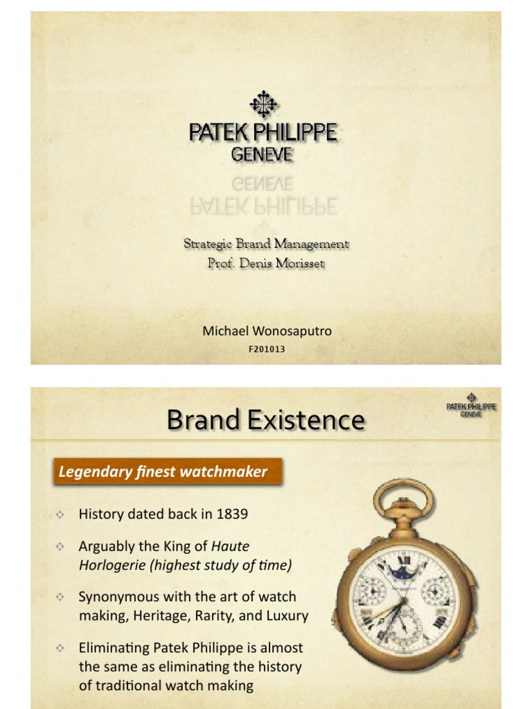 Patek Phillipe-Michael Wonosaputro | PDF