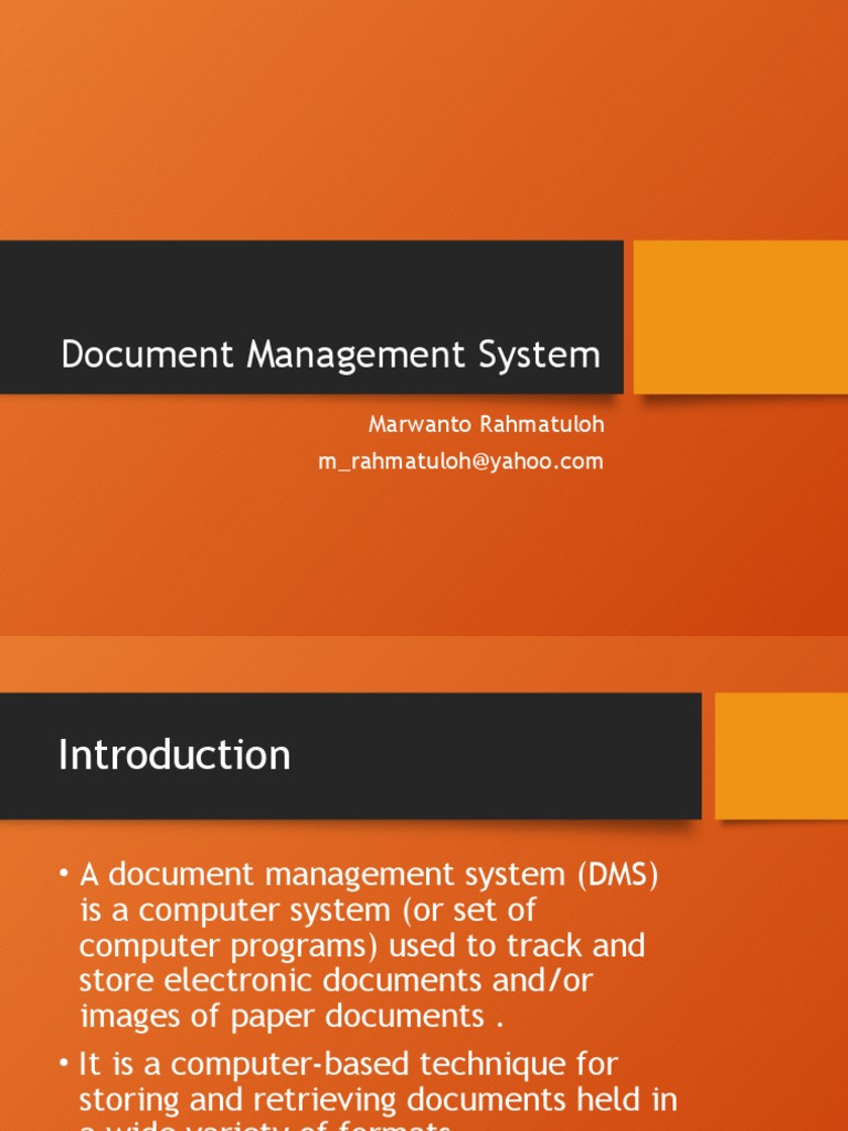 Document Management System | PDF | Metadata | Information Retrieval