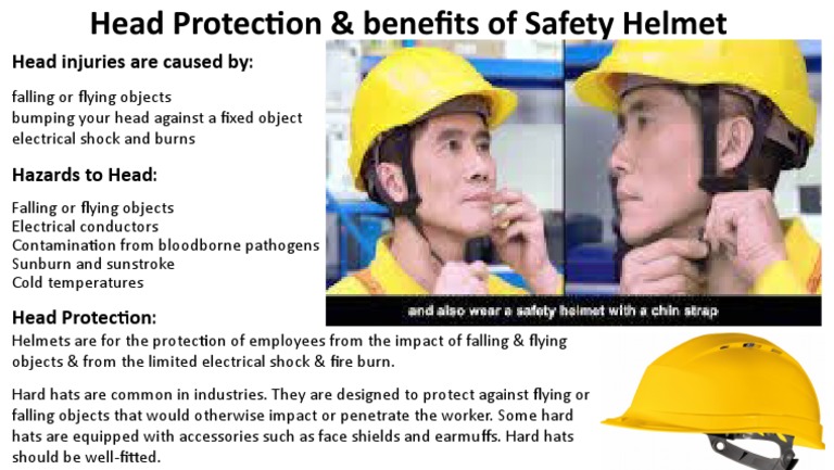 Benefits of Safety Helmets in Workplaces | PDF