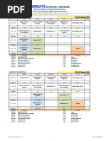 BSSE Timetable Spring 2025 | PDF
