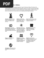 Traditional Symbols Adinkra Ga and Ewe Symbols | PDF | Proverb ...