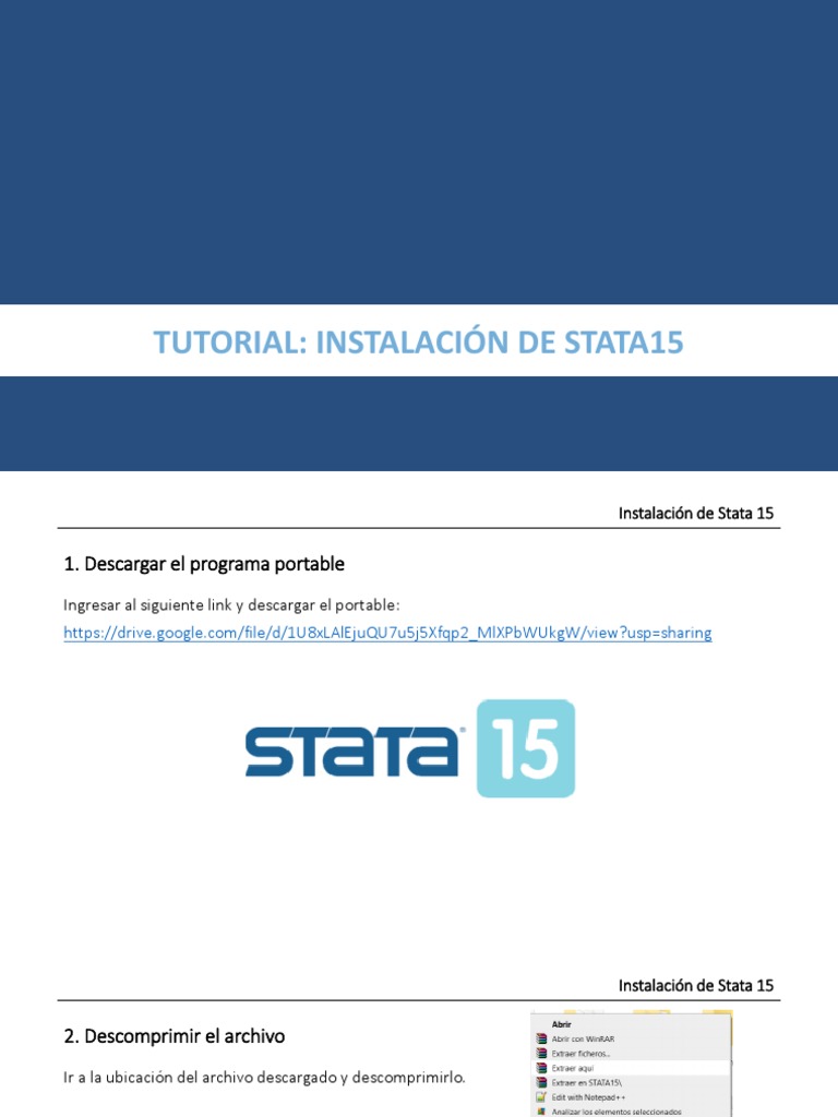 Tutorial Stata | PDF