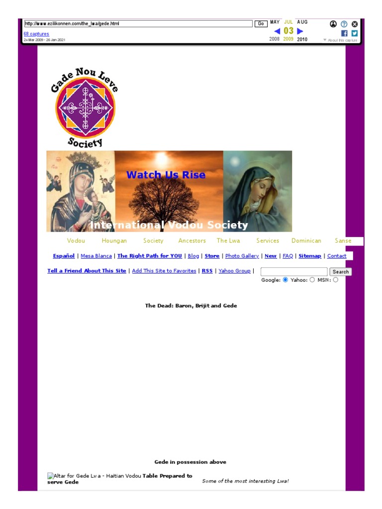 The Vodou Dead - Baron, Brijit and Gede | PDF | Haitian Vodou