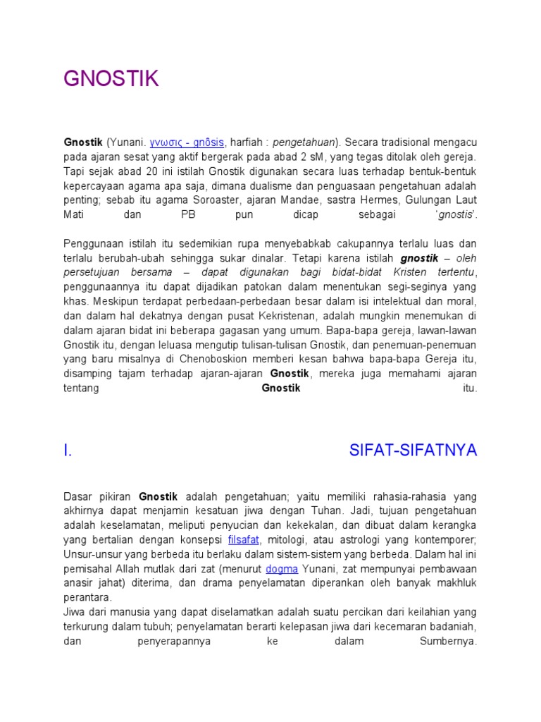 Gnostik | PDF