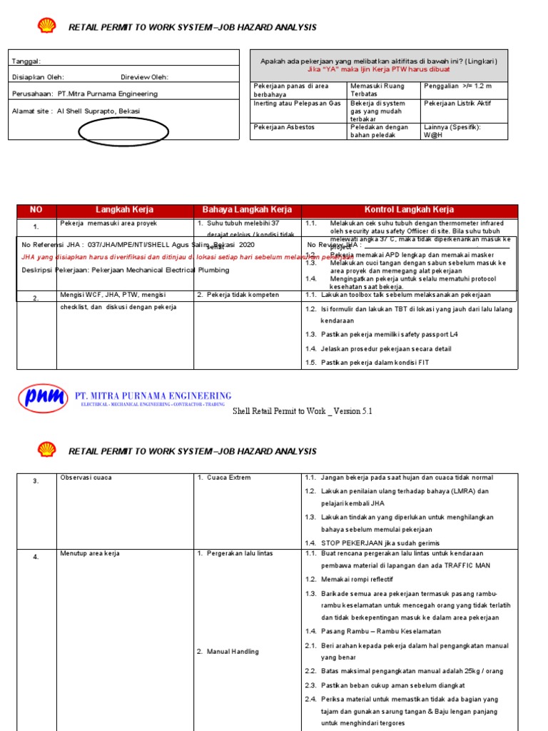 RETAIL PERMIT TO WORK SYSTEM | PDF