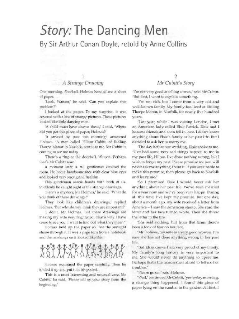 Dancing Men Sherlock Holmes | PDF