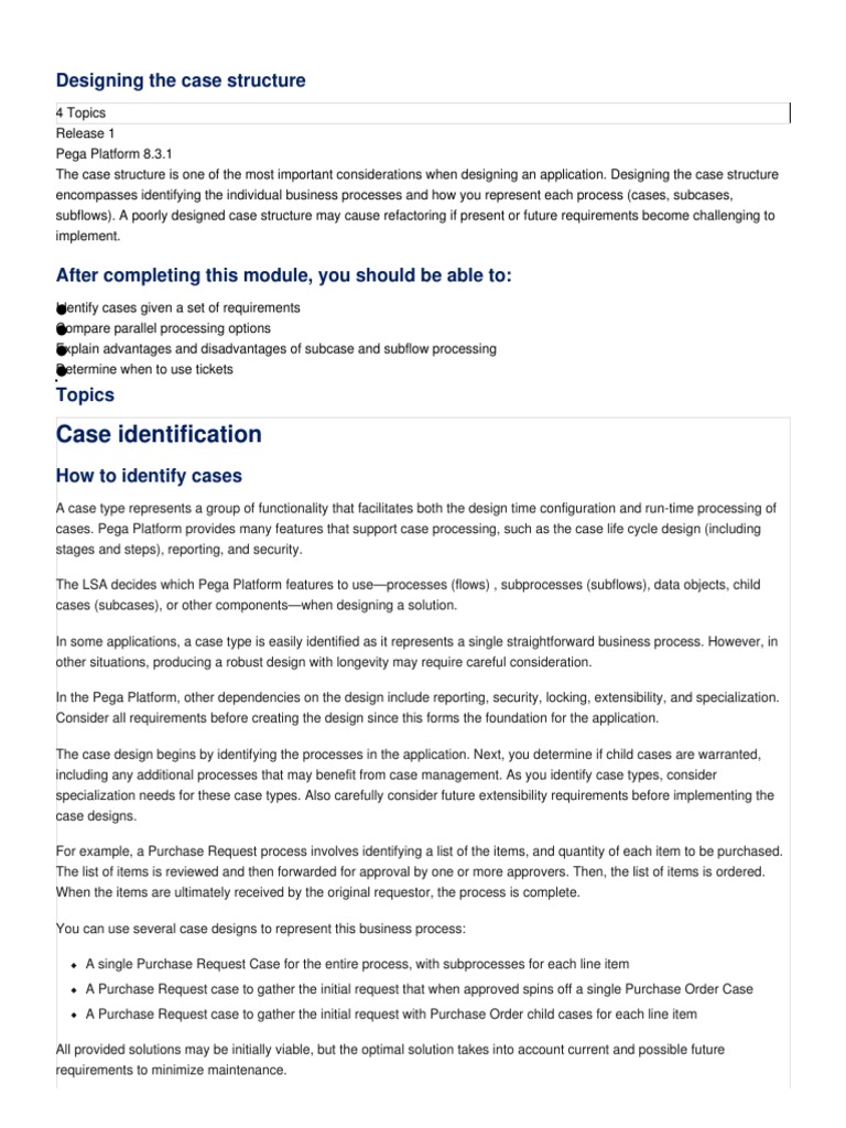 Designing The Case Structure | PDF | Inheritance (Object Oriented ...