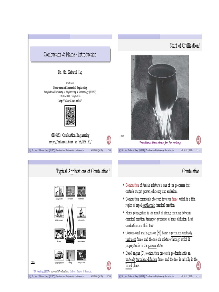 Combustion & Flame - Introduction Start of Civilization! | PDF | Combustion | Fluid Dynamics