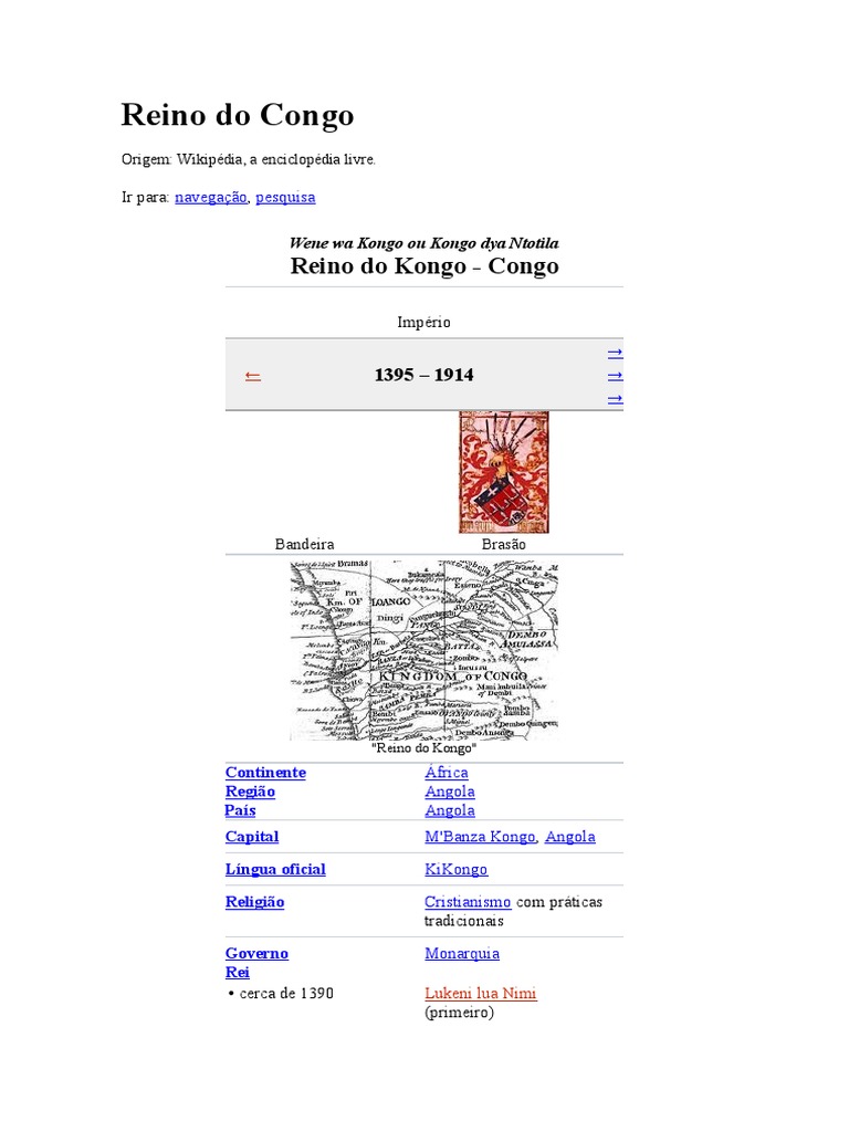 Reino Do Congo | PDF
