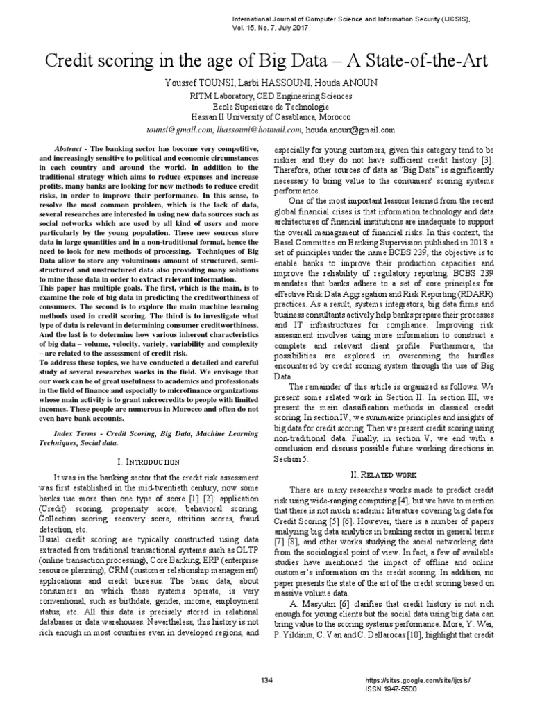 Kredit Skoring Dan Big Data | PDF | Apache Hadoop | Support Vector Machine