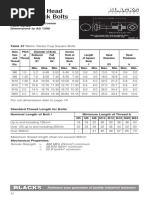 Hex Key Chart | PDF | Screw | Mechanical Engineering