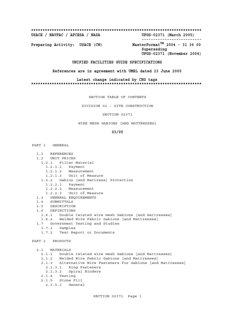 Wire Mesh Gabions (And Mattresses | PDF | Plastic | Welding