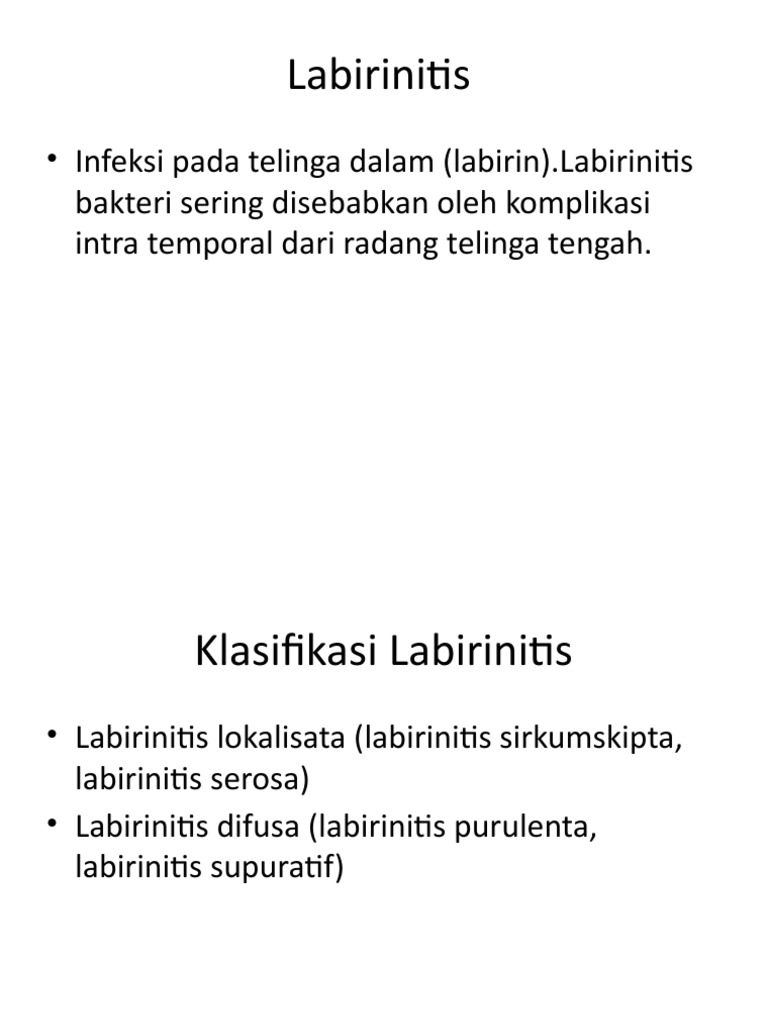 Labirinitis | PDF