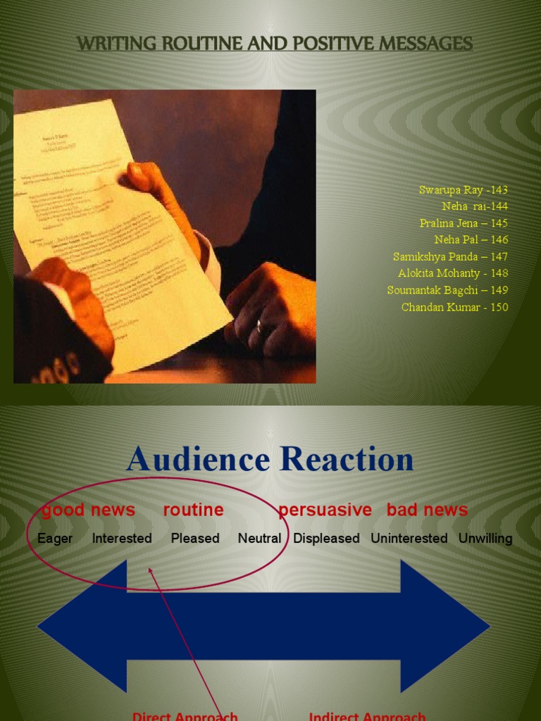 Writing Positive Messages Effectively | PDF | Business | News