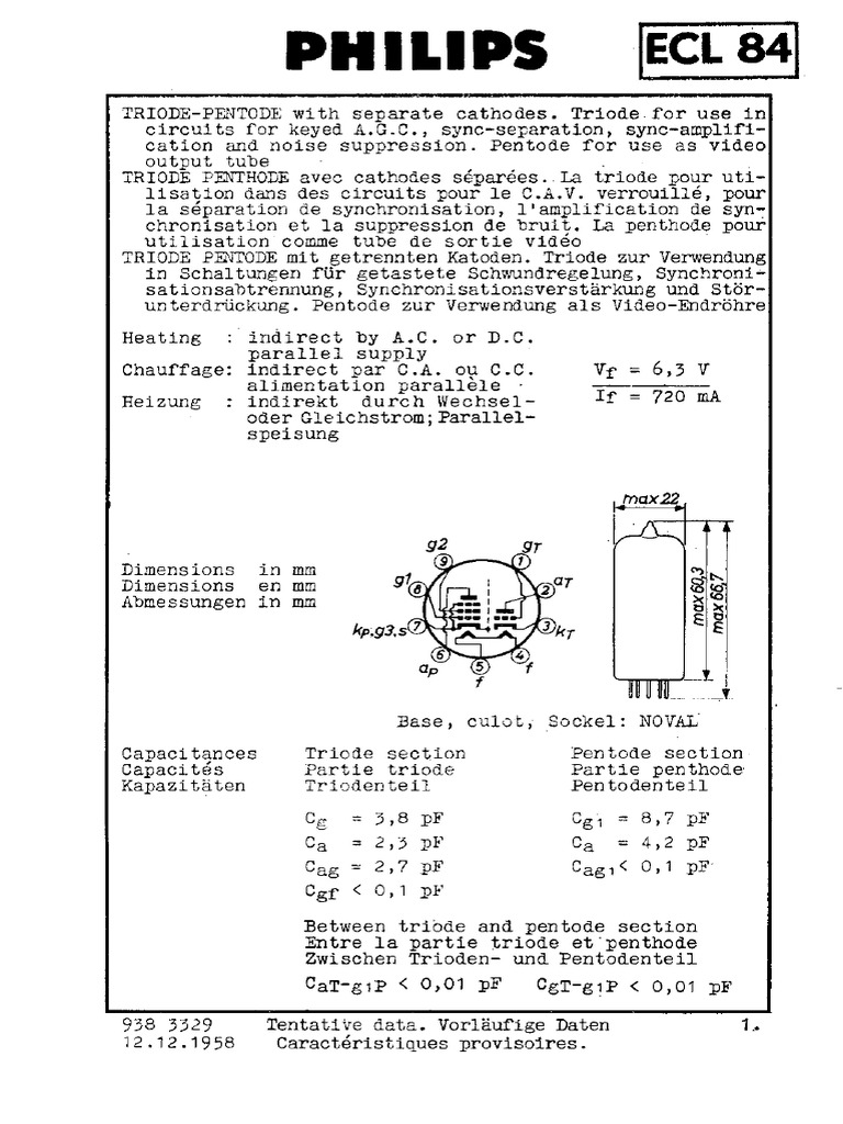 ECL84 Philips | PDF