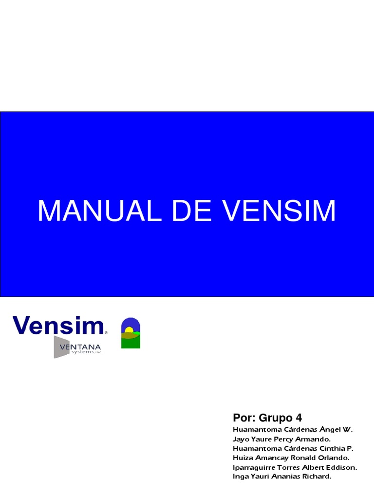 Manual De Vensim Pdf Simulación Ventana Informática
