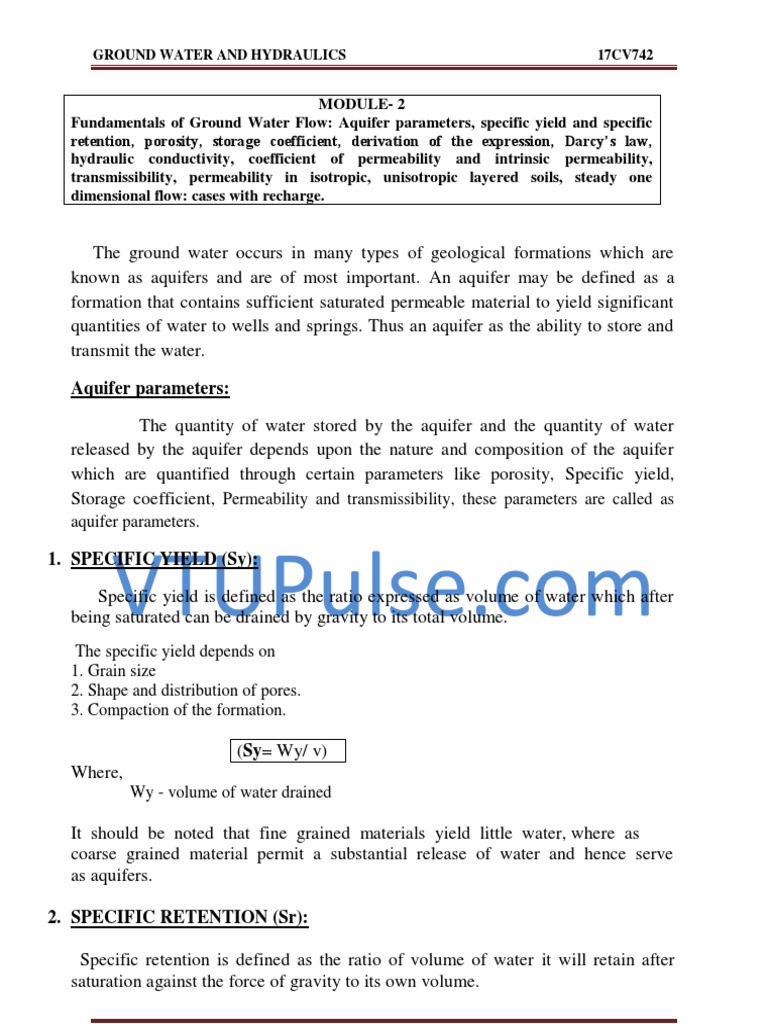 17cv742 Module 2 | PDF | Porosity | Aquifer