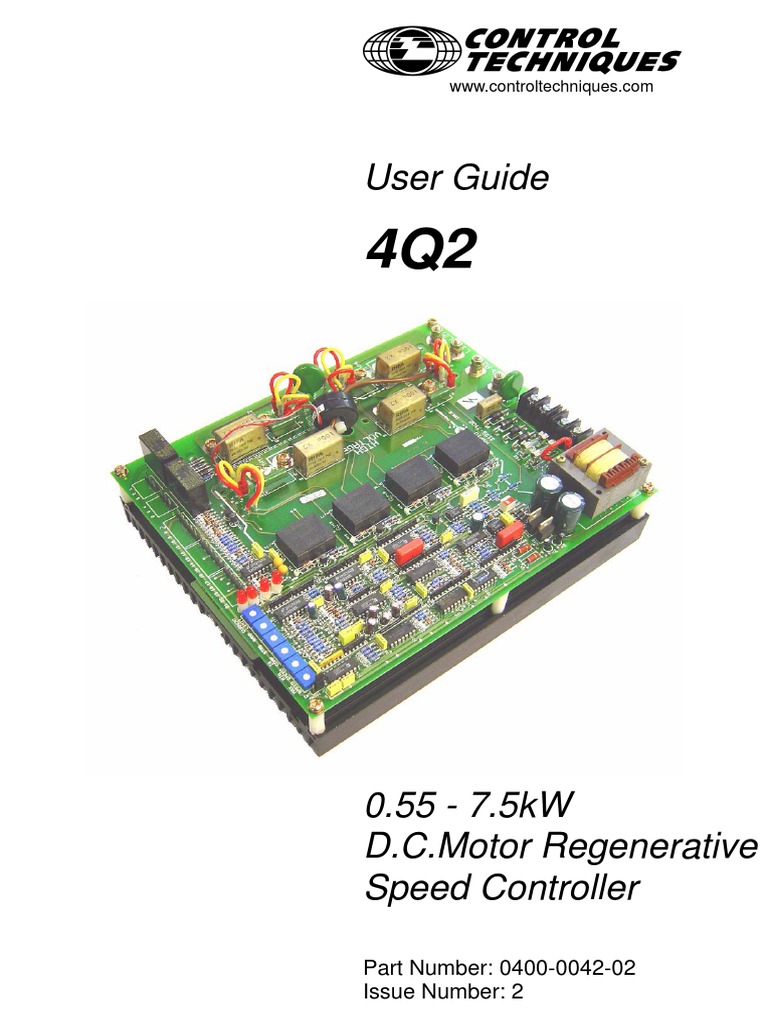 User Guide: Part Number: 0400-0042-02 Issue Number: 2 | PDF | Amplifier ...