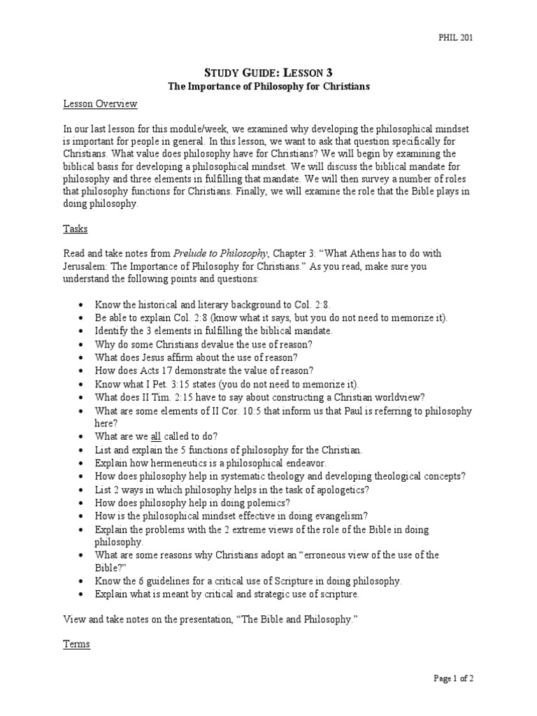 Study Guide Lesson 3 | PDF | Bible | Hermeneutics