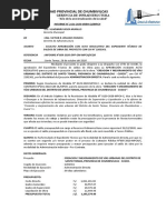 Informe de Revision de Expediente Tecnico | PDF