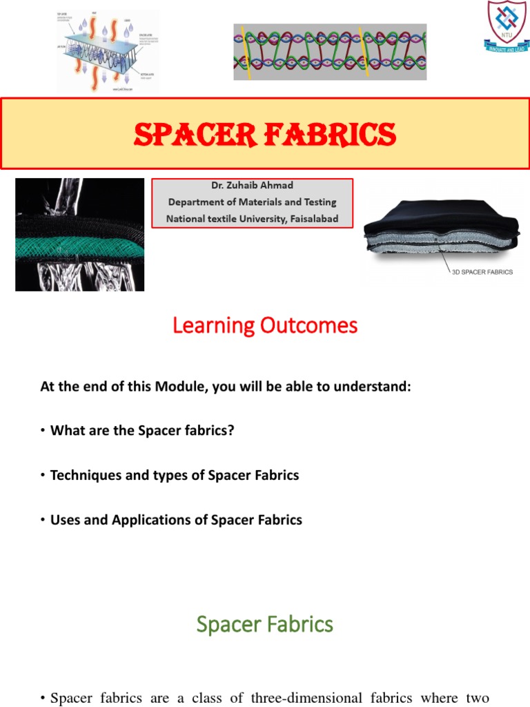 Spacer Fabrics | PDF | Textiles | Knitting