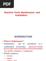 Lecture-1 PPT (Introduction To Maintenance) | PDF
