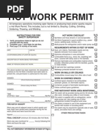 General Work Permit Format | PDF