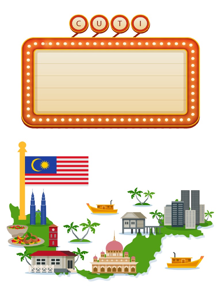 Cuti-Cuti Malaysia Dengan Template | PDF