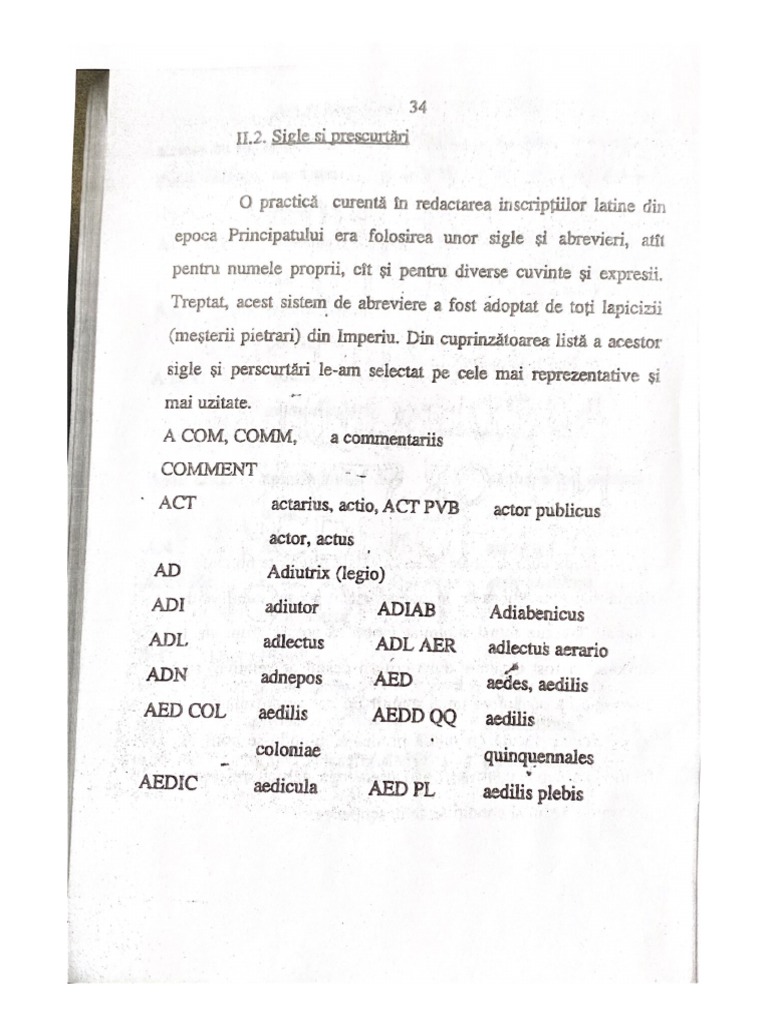 Prescurtari Si Sigle | PDF