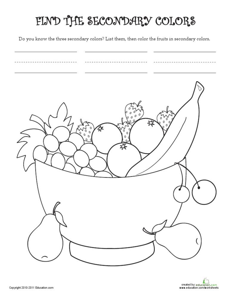 Find The Secondary Colors: Do You Know The Three Secondary Colors? List ...