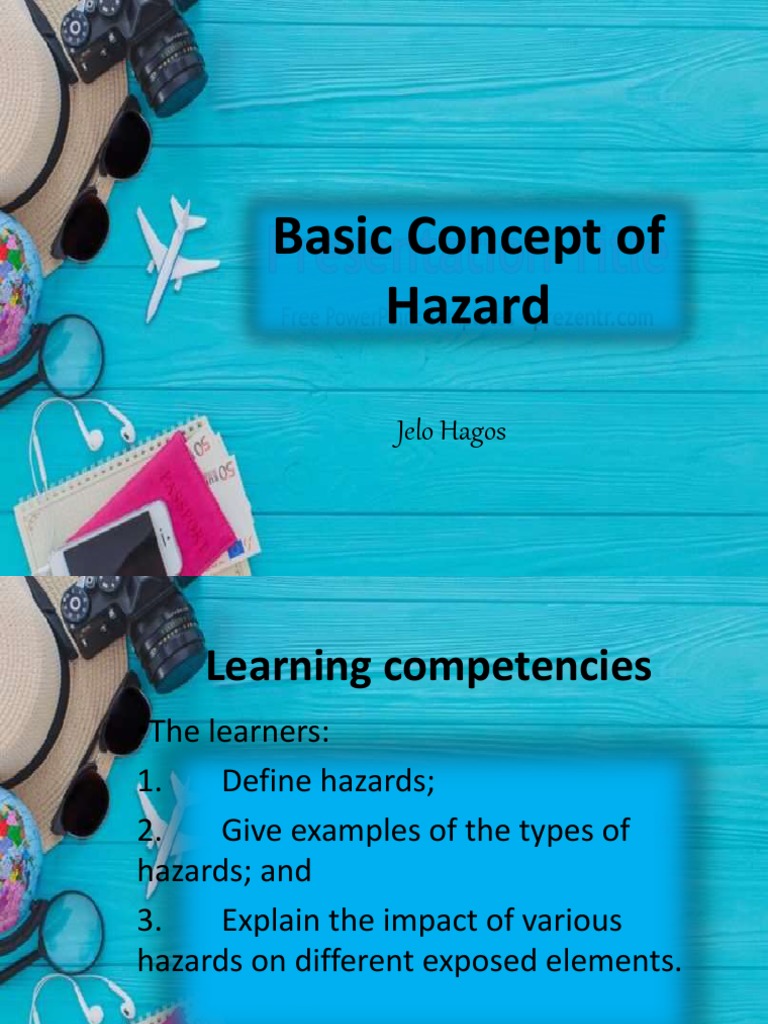 Basic Concept of Hazard: Jelo Hagos | PDF | Hazards | Safety