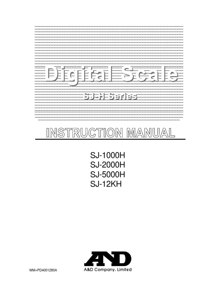 SJ-1000H SJ-2000H SJ-5000H SJ-12KH: Wm+pd4001280a | PDF | Calibration ...