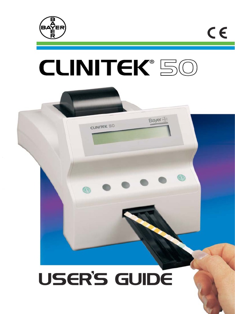Bayer - Clinitek 50 - User Manual | PDF | Sodium Hydroxide | Disinfectant
