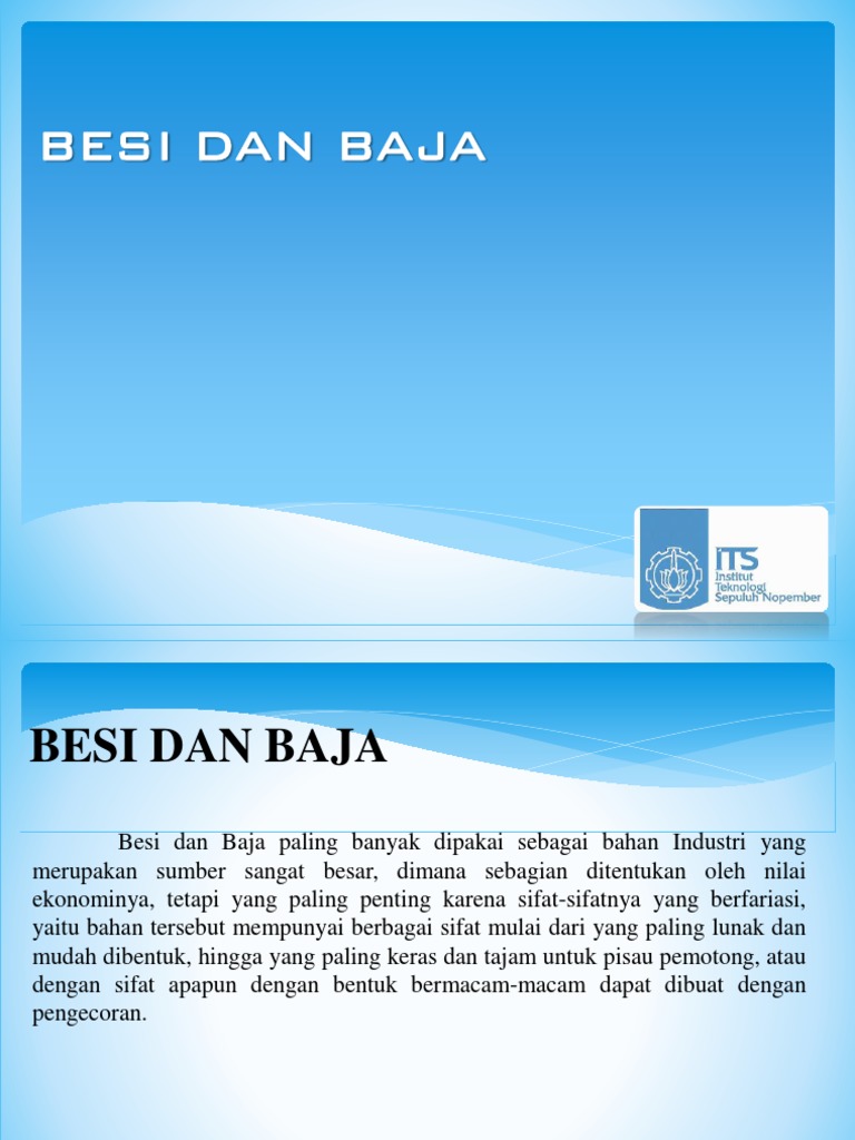 Material Besi Dan Baja | PDF