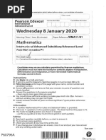 Generic Examination Paper Cover Sheet | PDF