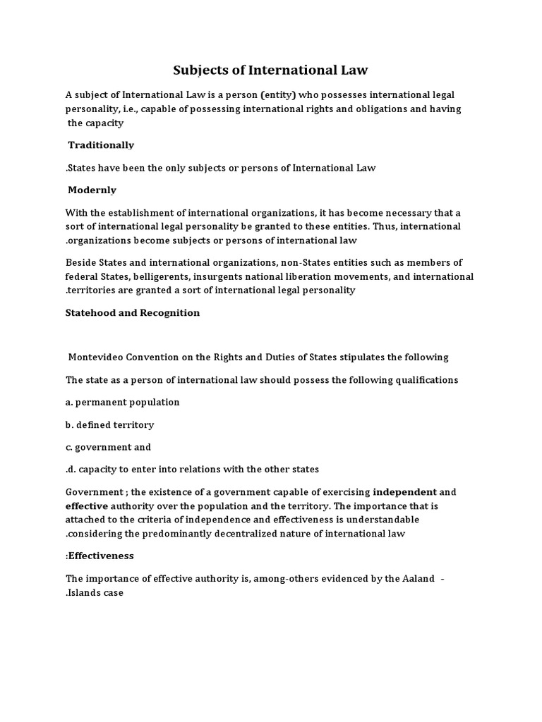 International Law Cases - 2 | PDF | Treaty | League Of Nations